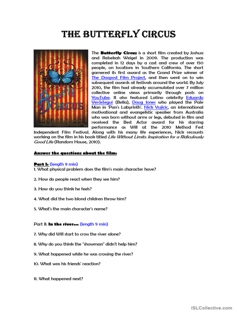 Butterfly Circus | PDF