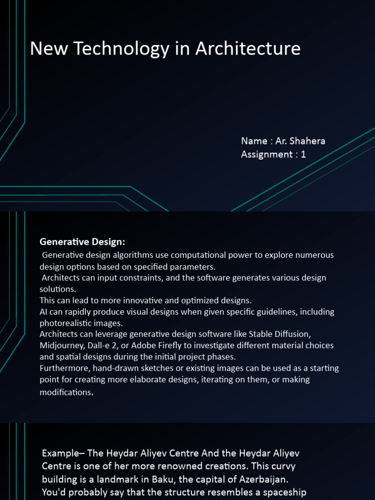 Shahera - New Technology in Architecture | PDF | Building Information Modeling | Augmented Reality