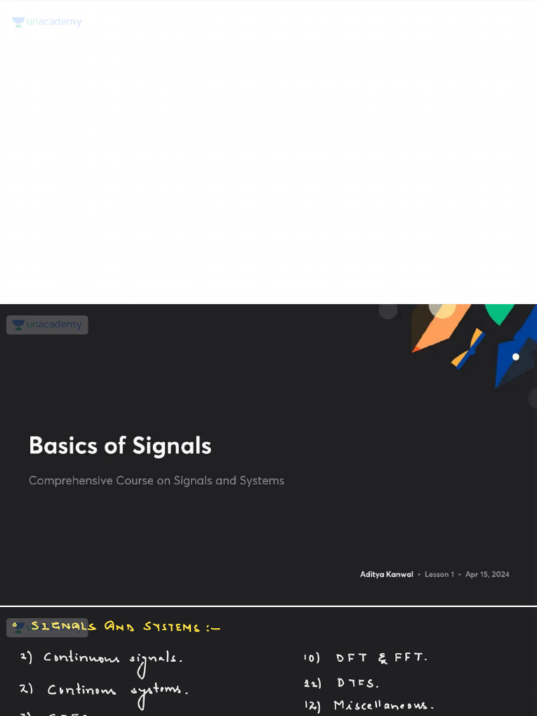 Basics of Signals | PDF