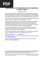 UL 508A Standard Overview and Updates | PDF | Fuse (Electrical) | Relay