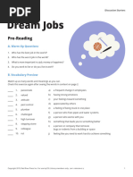 Teste - Dream Job | PDF | Reading Comprehension | Labour