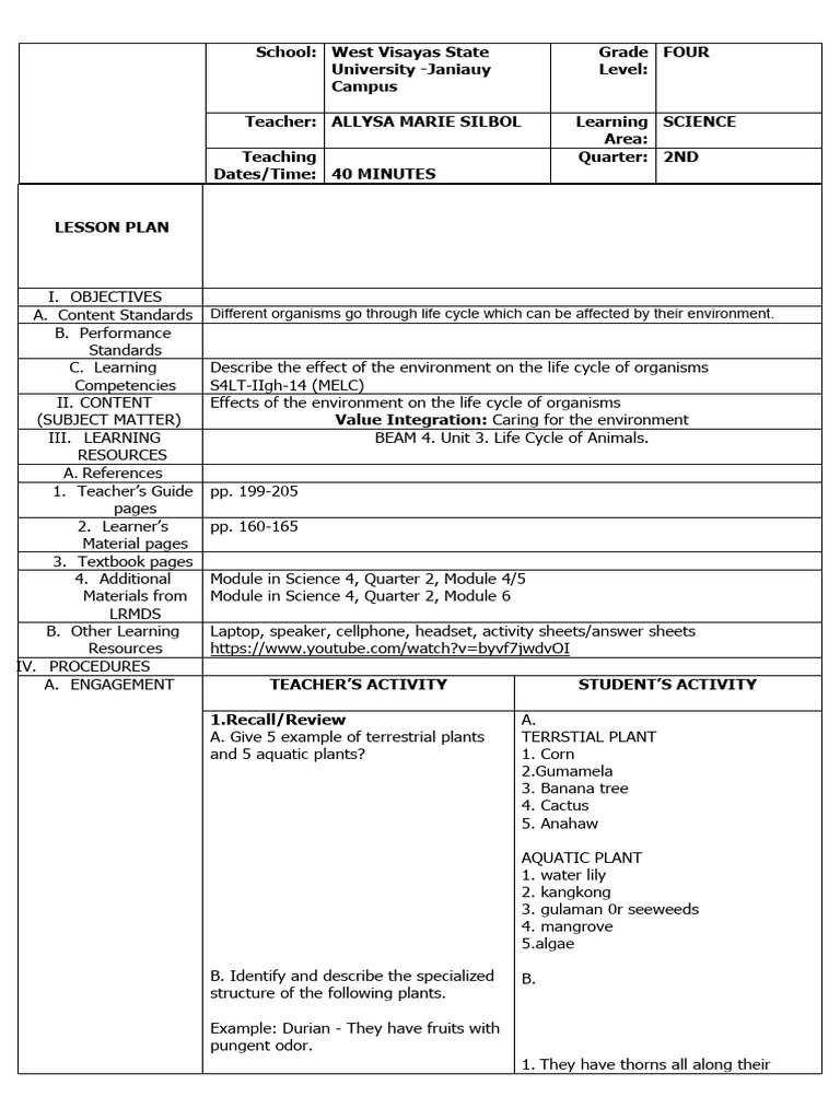 Science-4-Cot (2) Micro Demo | PDF | Habitat | Water