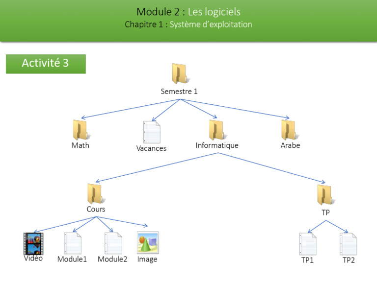 Arborescence Informatique en Arabe | PDF