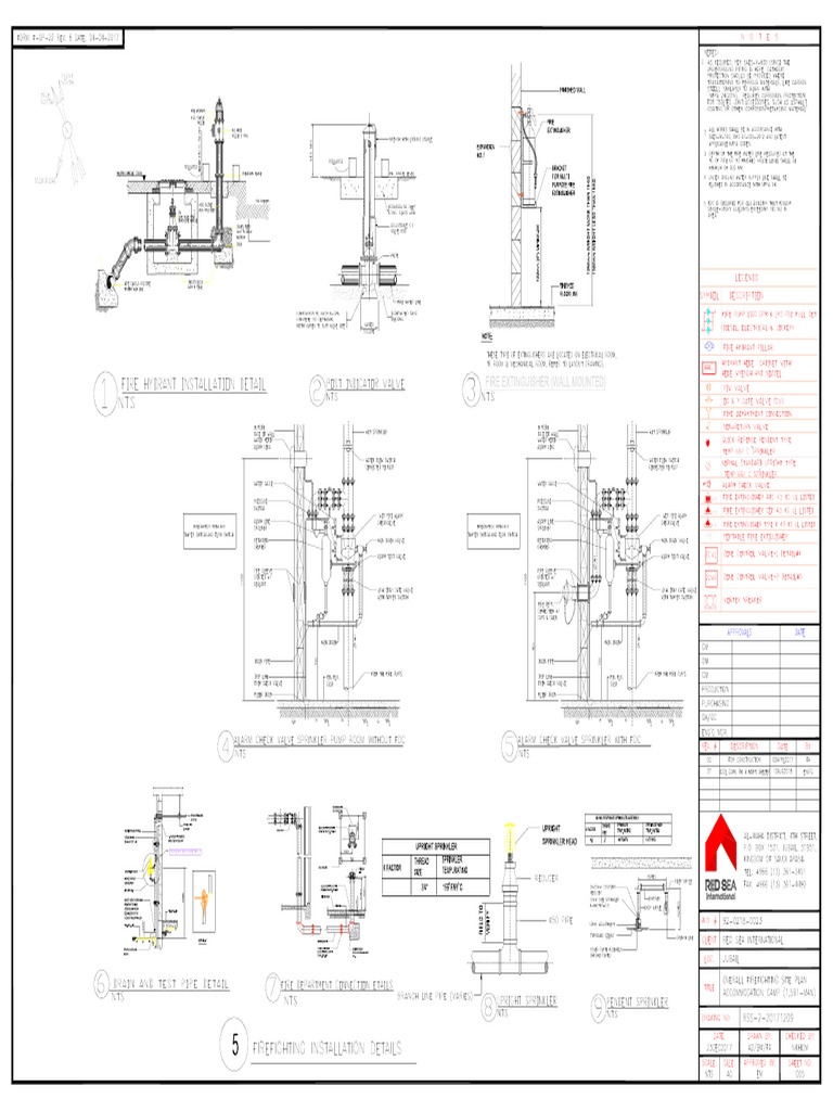 Rss-2-20171209 Sheet 05 Firefighting Installation Details | PDF
