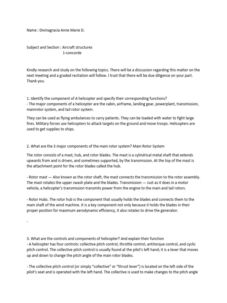 Ac Structures | PDF | Helicopter | Helicopter Rotor