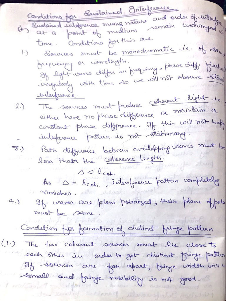 Interference-Ydse& Fresnel | PDF