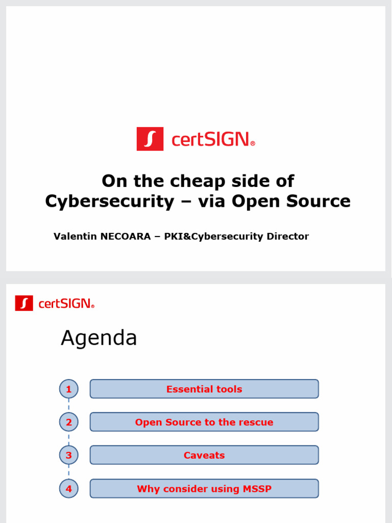 Prezentare certSIGN | PDF | Security | Computer Security