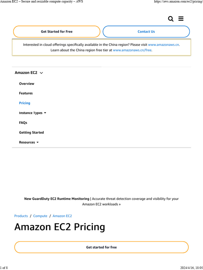 Amazon EC2 - Secure and Resizable Compute Capacity - AWS | PDF | Amazon Web Services | Cloud ...