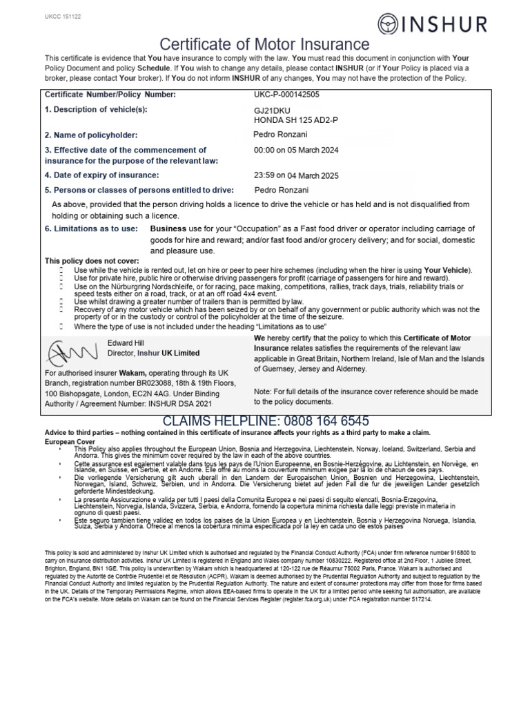 INSHUR | PDF | Insurance | Financial Services