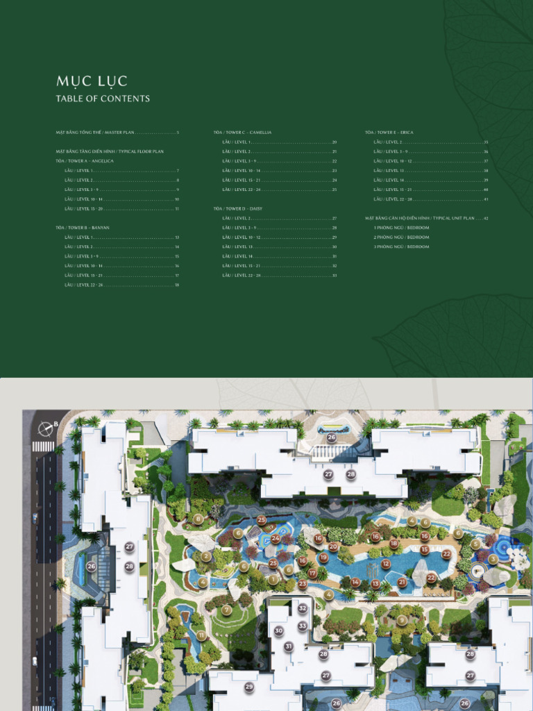 LUMIERE BOULEVARD LAYOUT TỎNG THỂ CÁC TOÀ | PDF