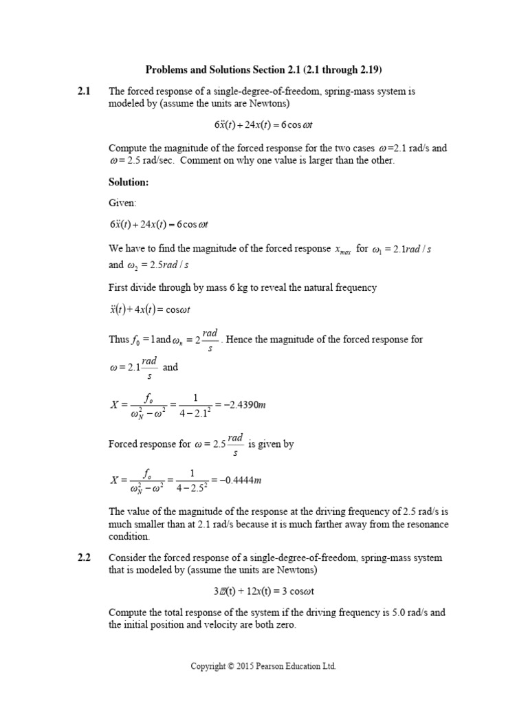 Sol Chapter 2 | Download Free PDF | Beam (Structure) | Resonance