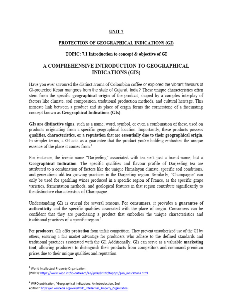 Gi Topics Pdf Trips Agreement