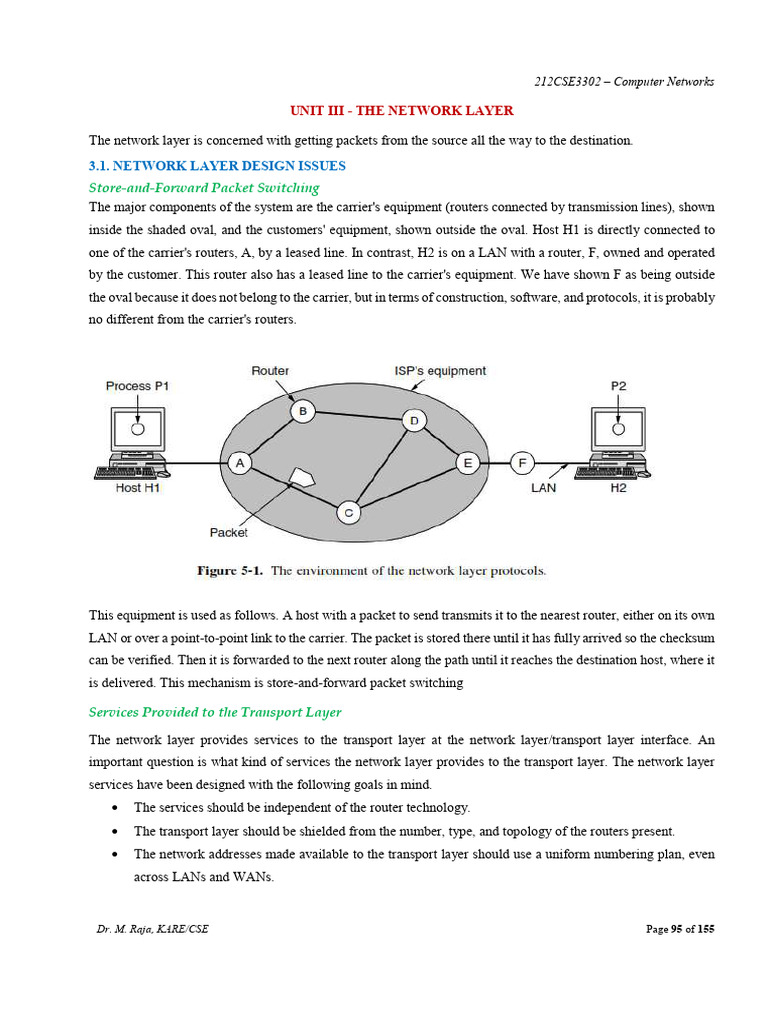 Unit 3 & 4 Notes | PDF | Network Congestion | Internet Protocols