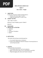 Types of Conflict Lesson Plan for Grade 7 | PDF | Lesson Plan | Teaching