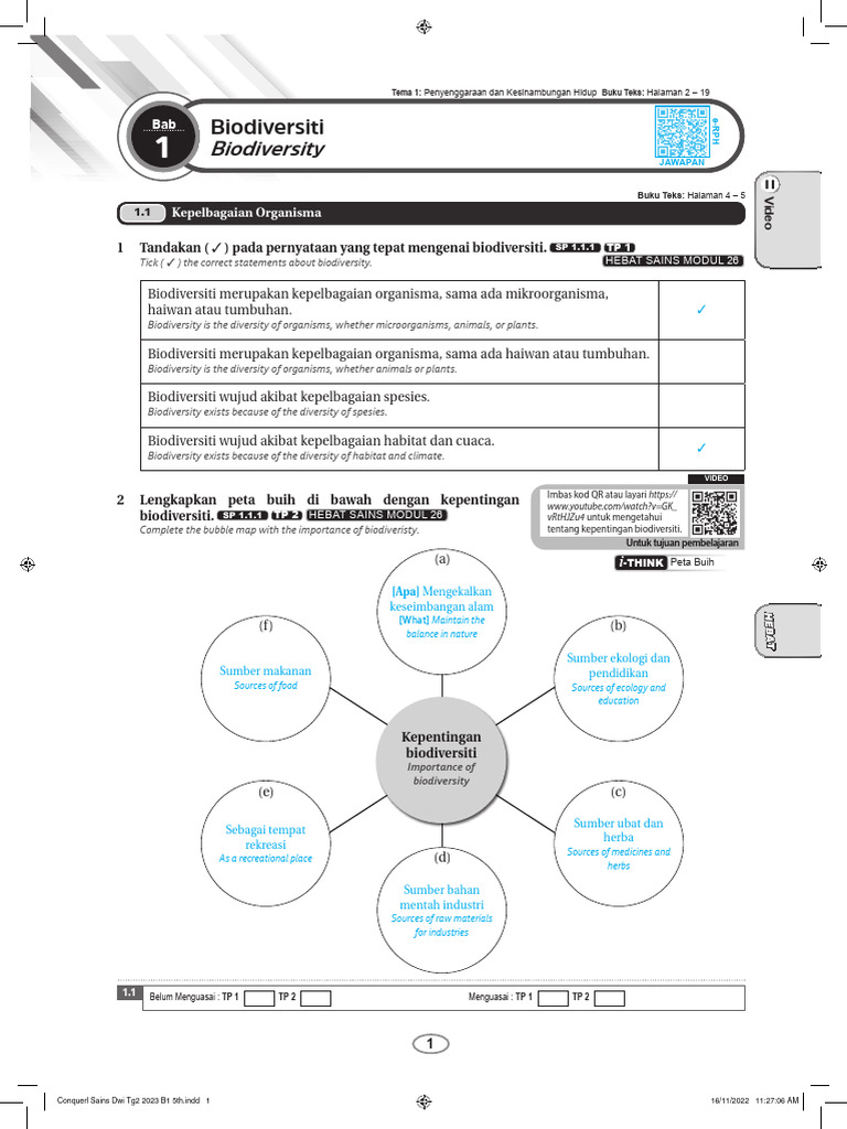 Conquerl Sains Dwi Tg2 2023 B1 5th | PDF