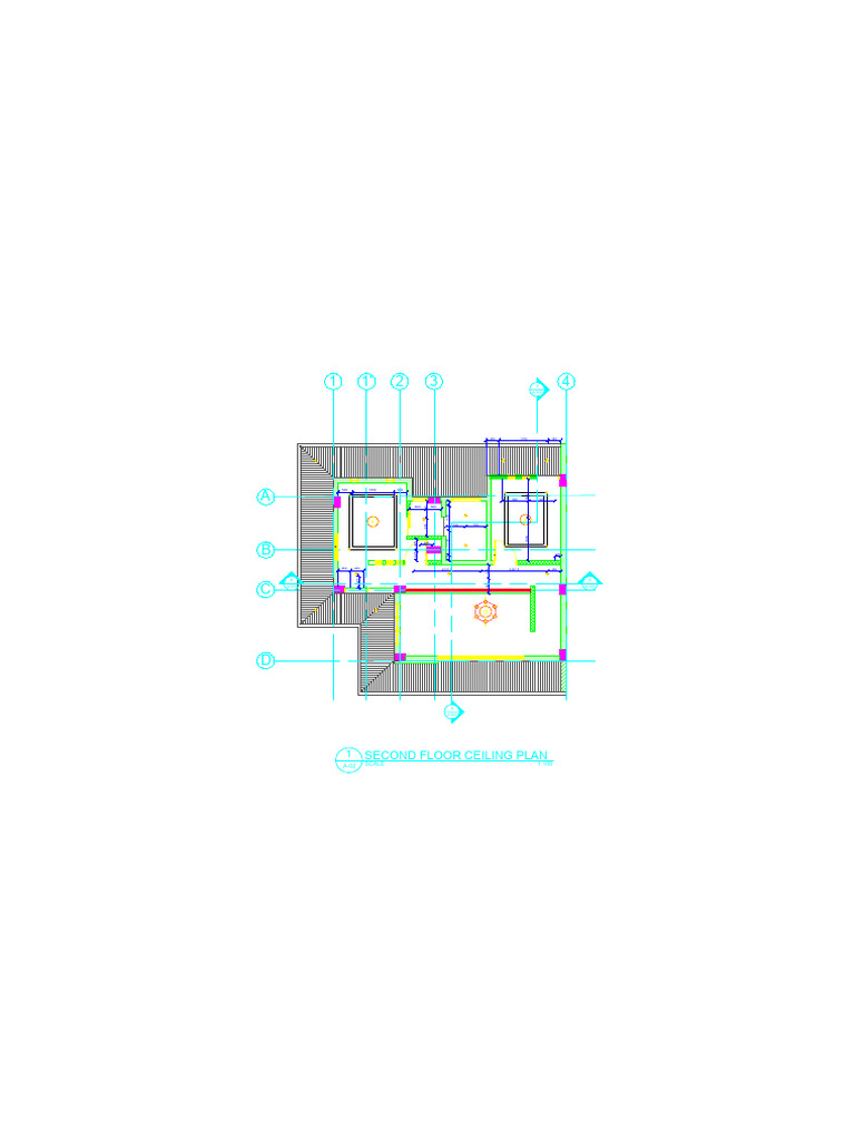 Second Floor Ceiling Plan 1:100 | PDF