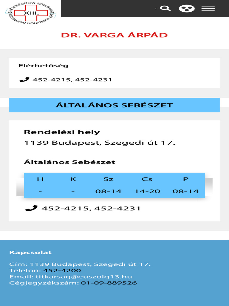 Httpseuszolg13.Huorvosokdr Varga Arpad | PDF