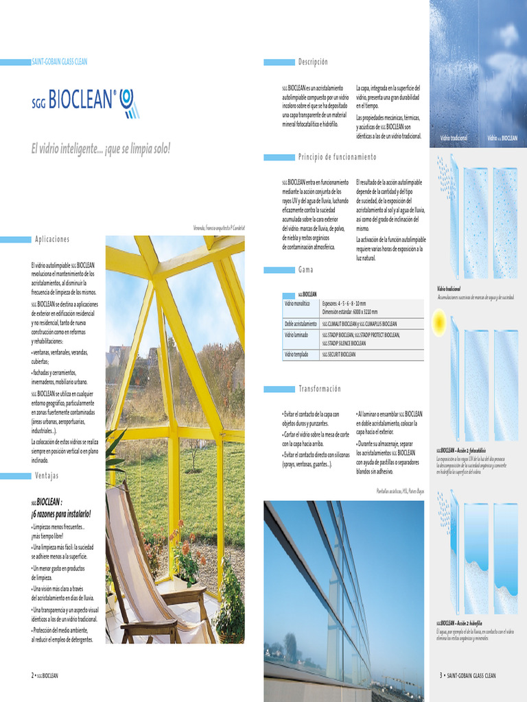 SGG Bioclean | PDF | Lentes | Ventana