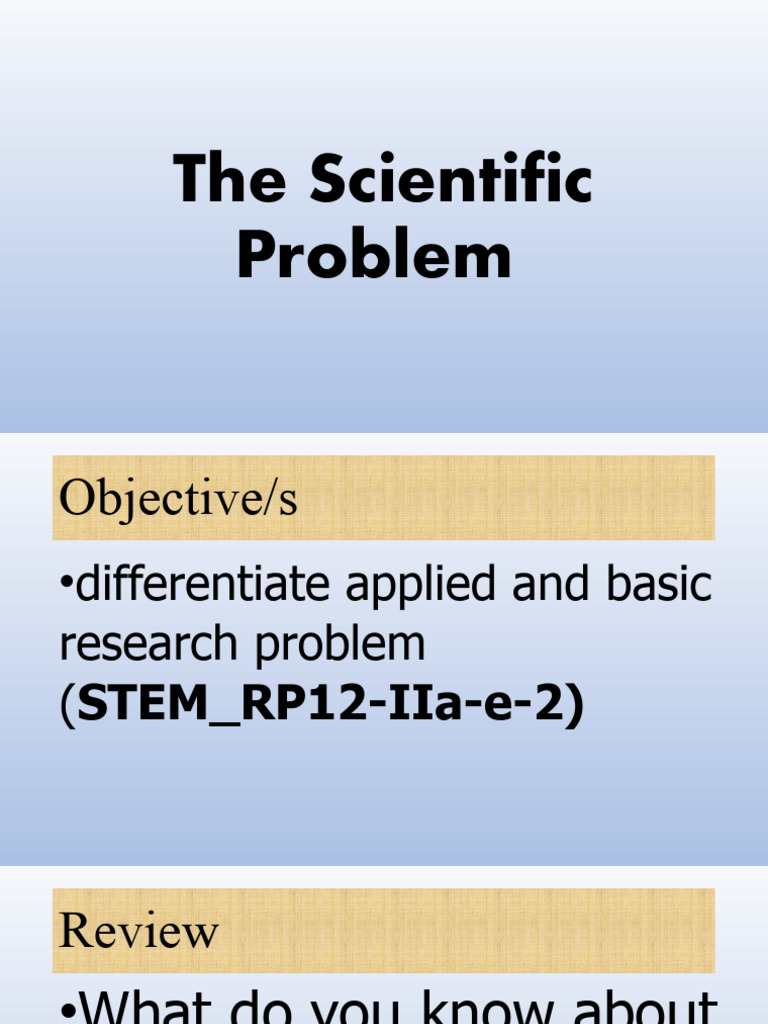For Students Presentation Difference Bet. Applied and Basic Research | PDF | Methodology | Theory