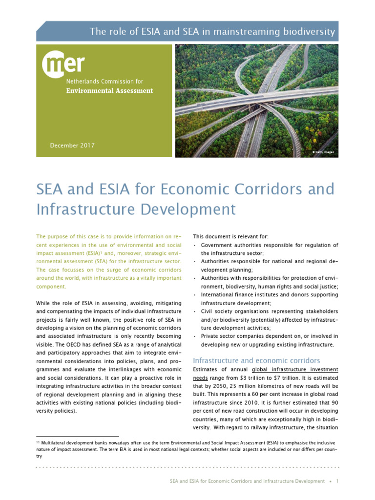 Infrastructure Impact Assessment Guide | PDF | Environmental Impact ...