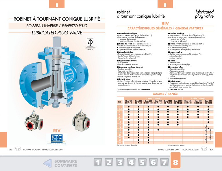 Robinet À Tournant Conique Lubrifié Boisseau Inversé | PDF
