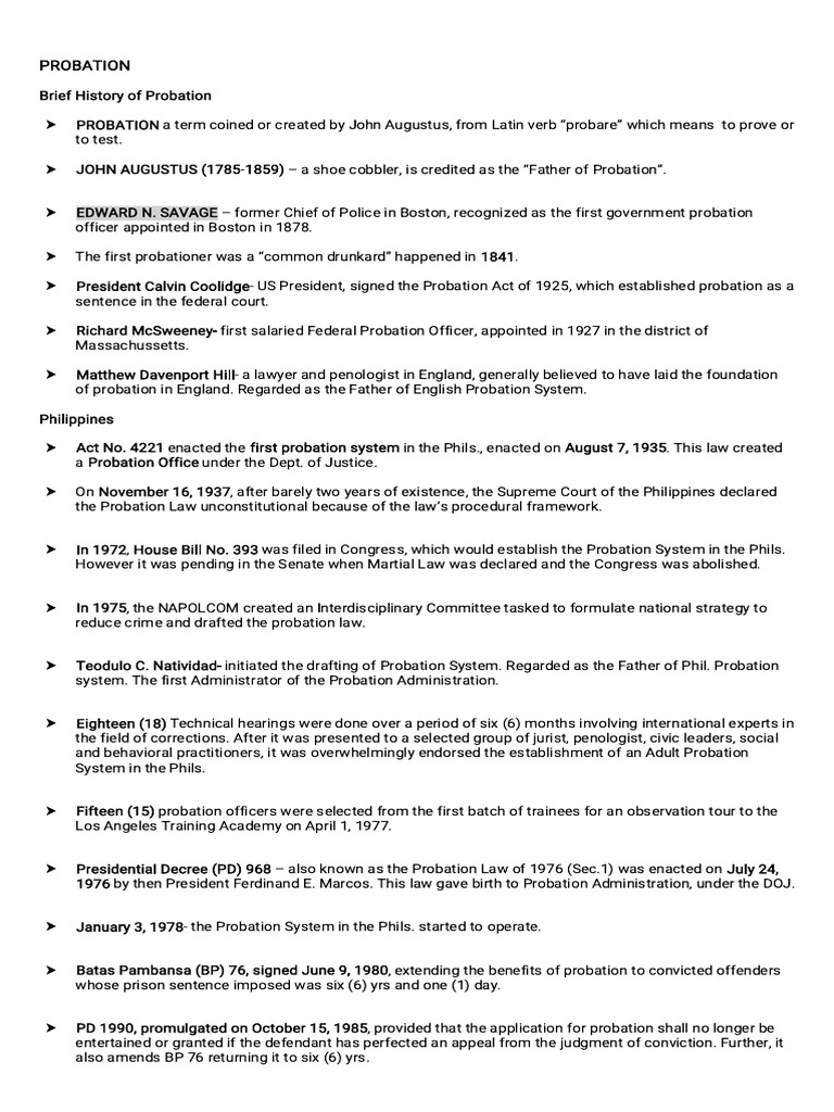 1 - Probation | PDF | Probation | Presentence Investigation Report