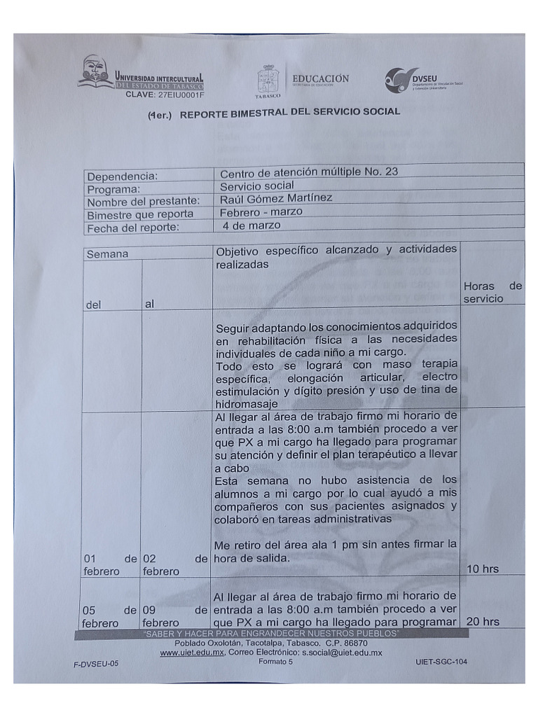Cuarto Informe Raúl CAM | PDF