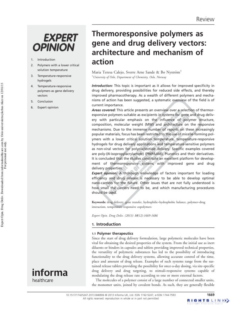 Paper 1 | PDF | Polymers | Copolymer