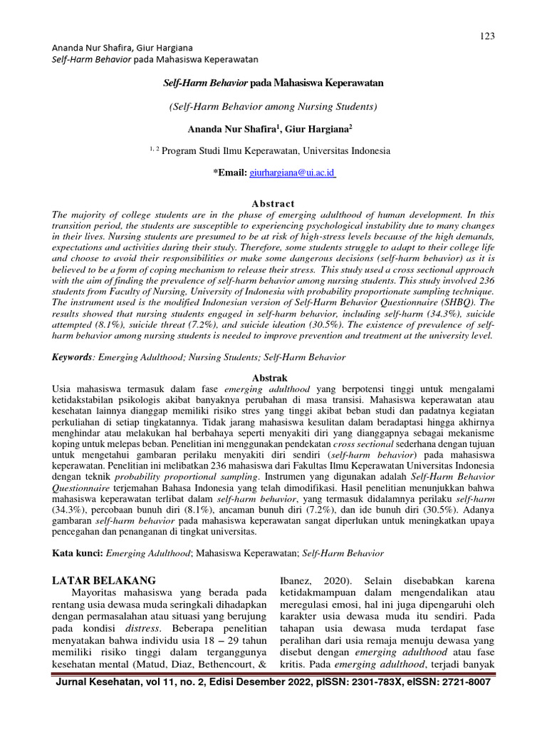 Refrensi Kti 2 | PDF | Clinical Medicine | Mental Health