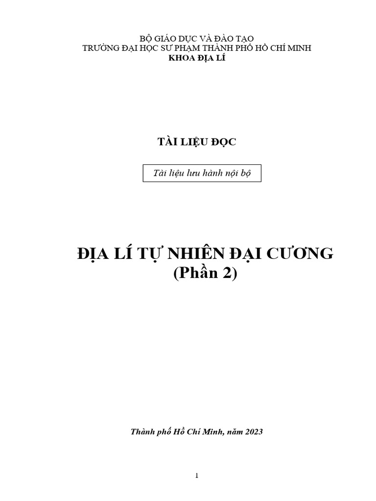 Tai Lieu Doc - DLTNDC - Phan 2 | PDF