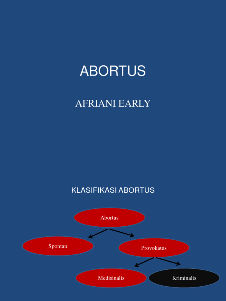 Abortus Revisi | PDF | Kesehatan Holistik