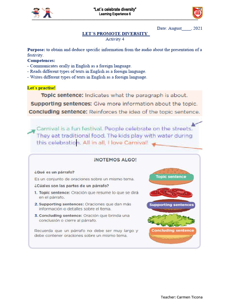 A1-Worksheet-activity 4 | PDF