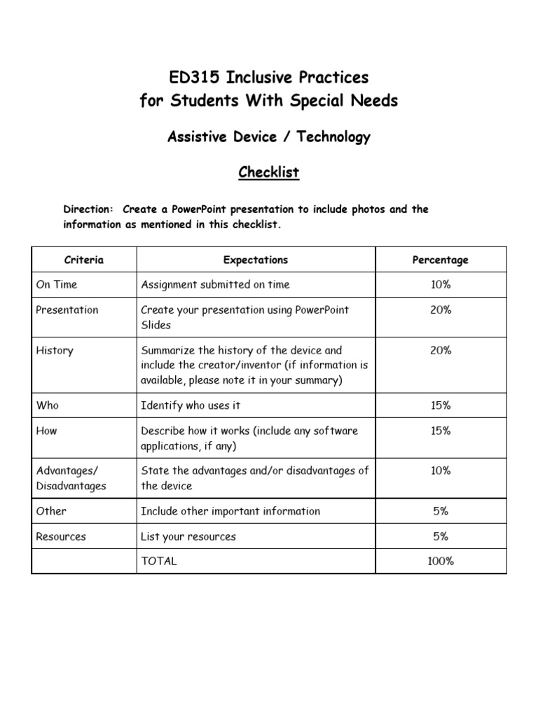 Assistive Device Technology Pdf Computers