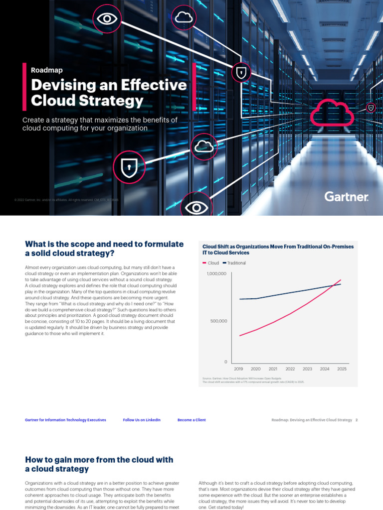 Devising An Effective Cloud Strategy Roadmap | PDF | Cloud Computing | Strategic Management
