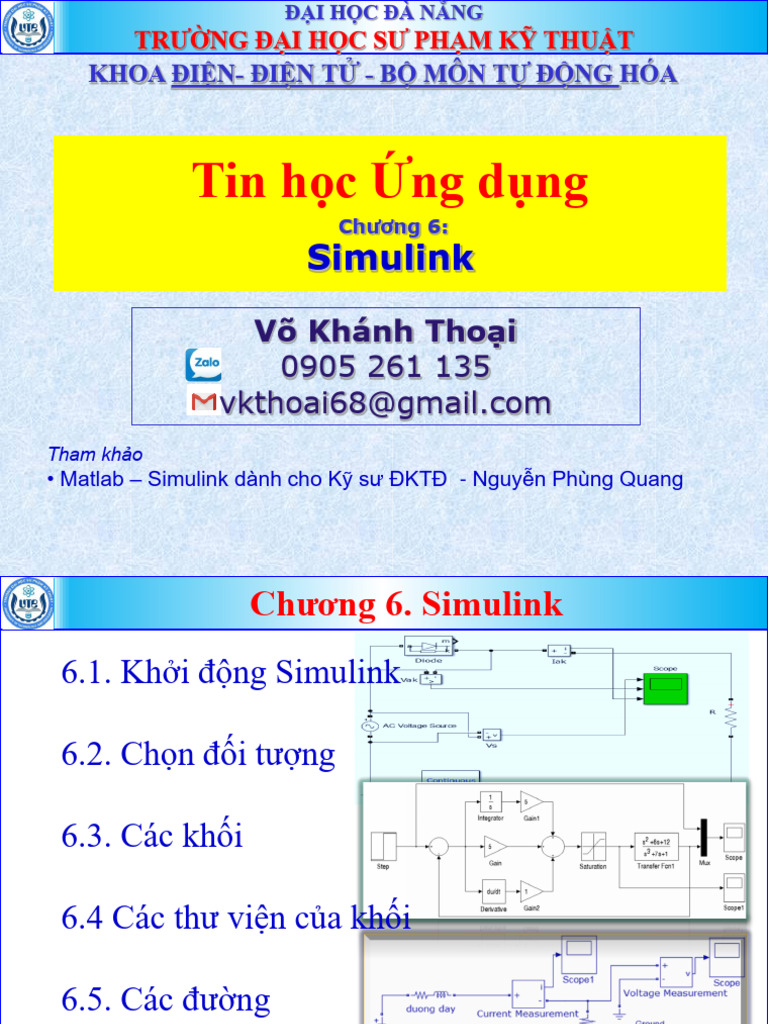 TUD Chuong 6 Simulink | PDF