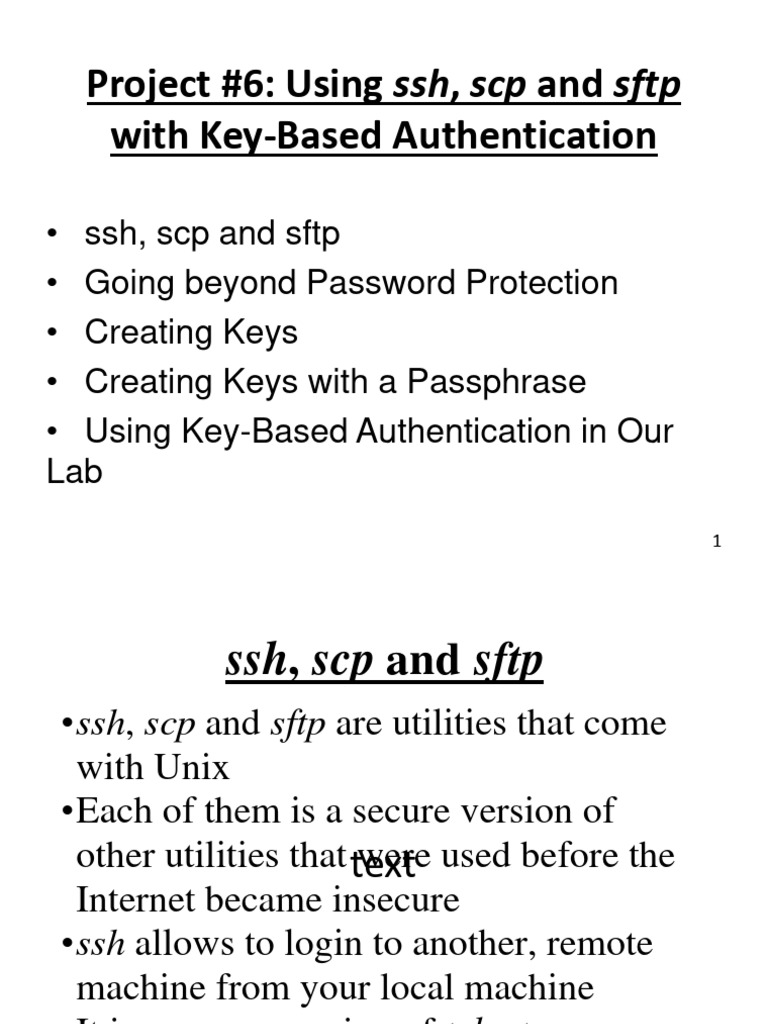 09 Authentication | PDF | Secure Shell | Computer Security