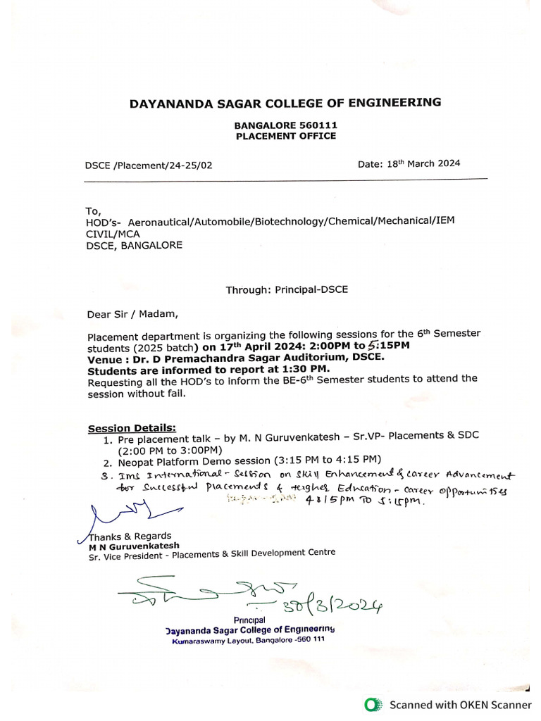 Pre Placement Talk - 2025 Batch - NON IT | PDF