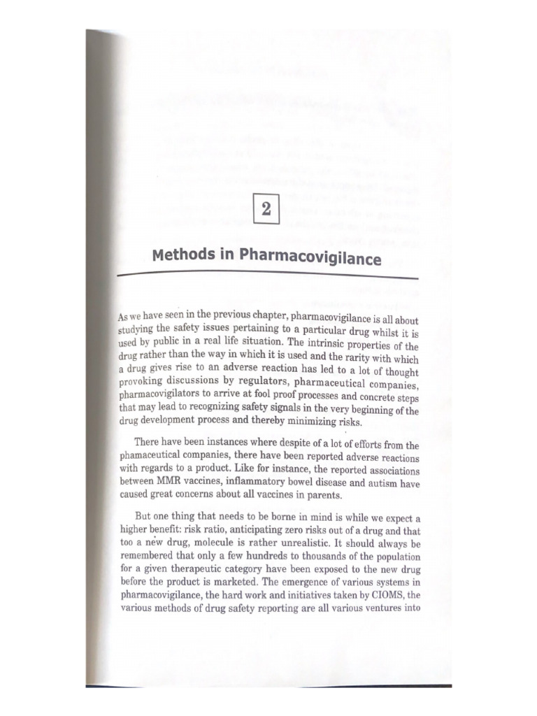 Methods in Pharmacovigilance | PDF