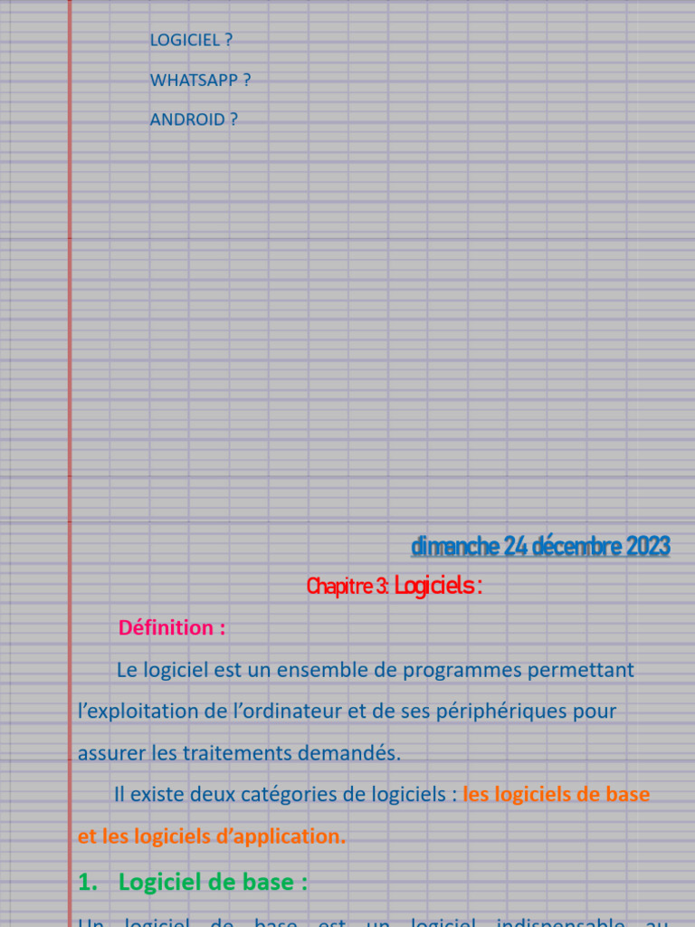 Comprendre les logiciels et systèmes d'exploitation | PDF | Système d ...