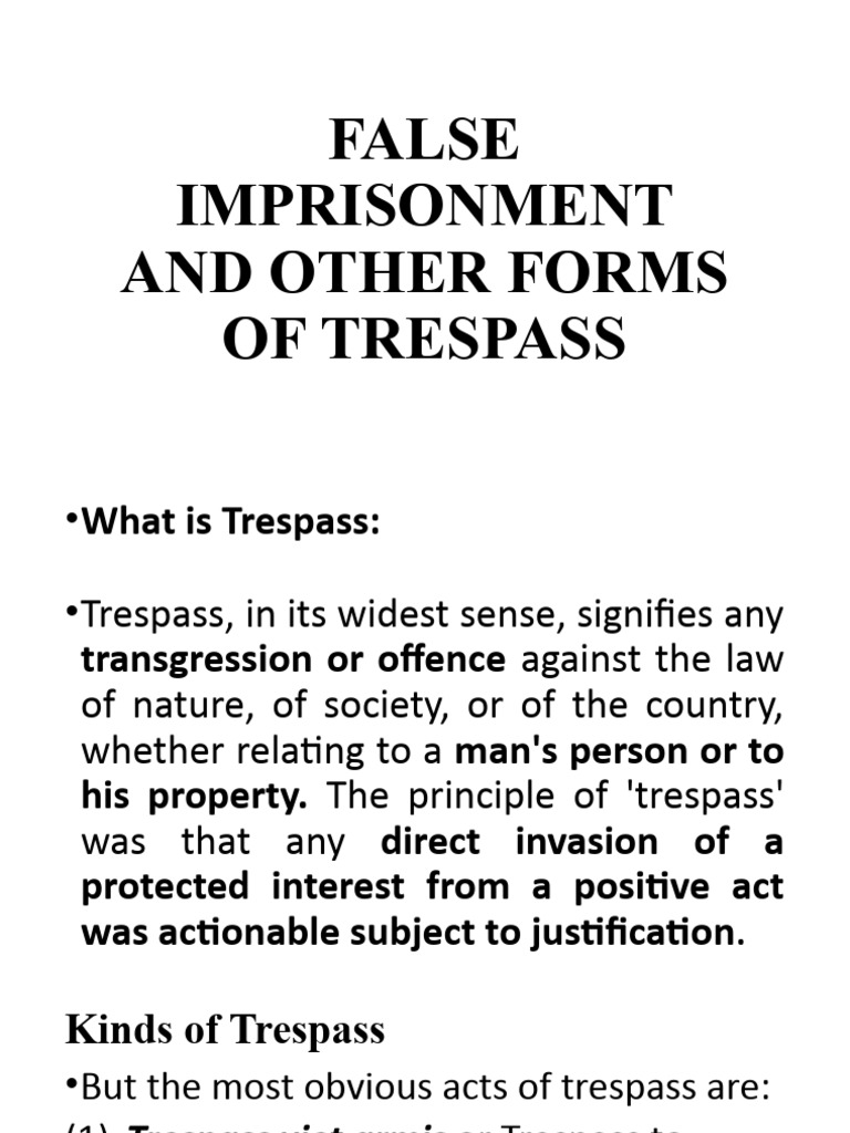 Trespass Against Person FI, Assault, Battery | PDF | Trespass | Assault