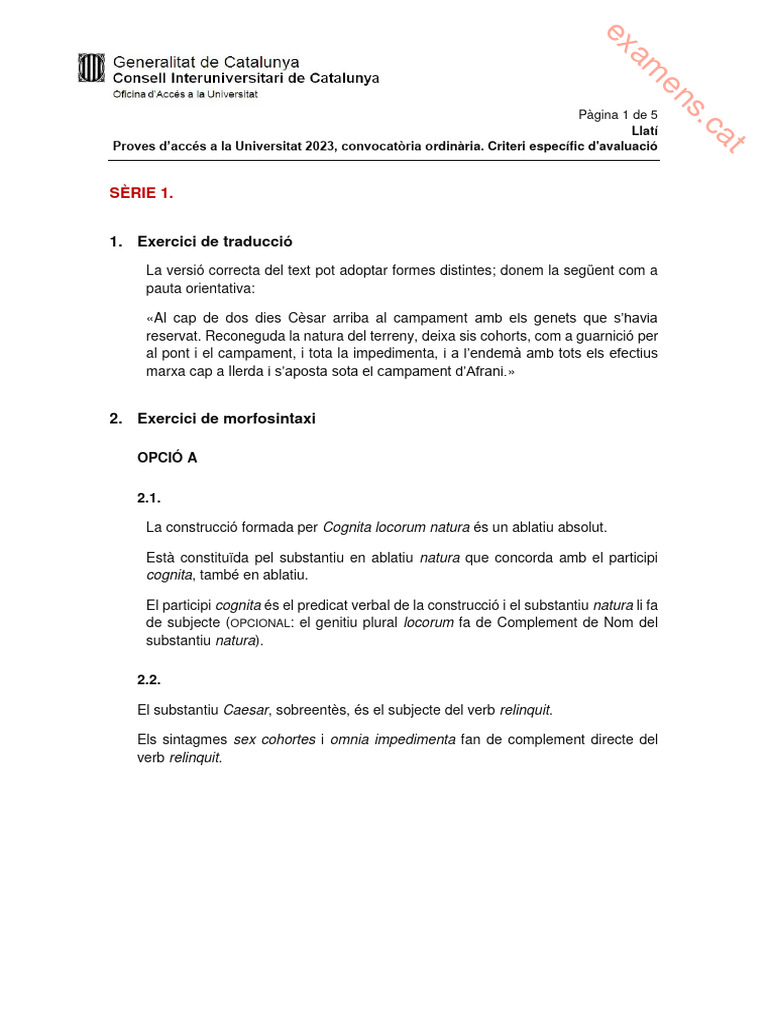 Pau Llat 2023 Juny Solucio | PDF