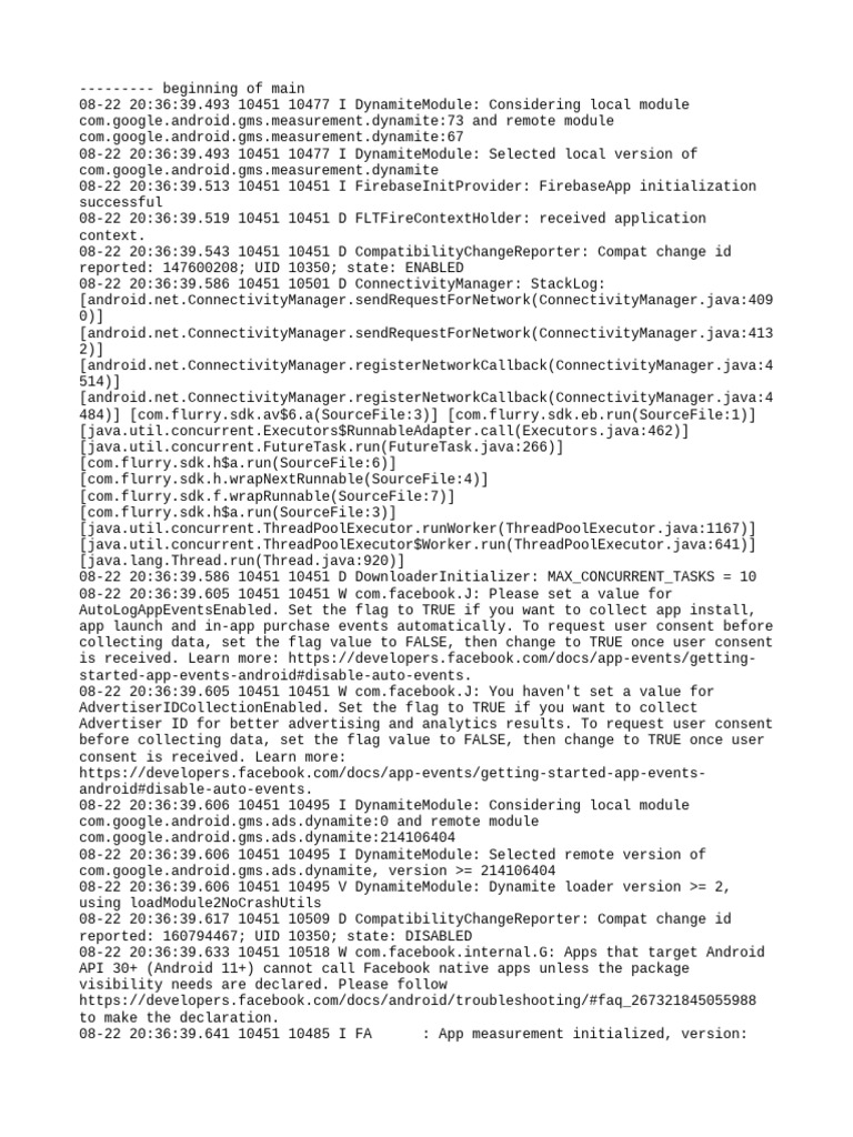 Logcat | Download Free PDF | Java (Programming Language) | Android (Operating System)