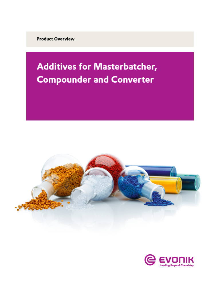 Masterbatches Compounds Overview EN 193863 | PDF | Polyethylene | Plastic