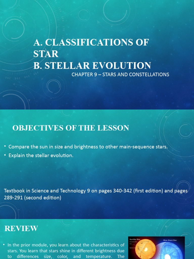 Classifications of Star and Stellar Evolution | PDF | Stars | Supernova