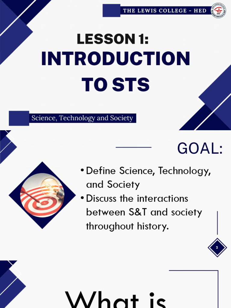 Lesson 1 - Introduction To STS | PDF | Science | Knowledge