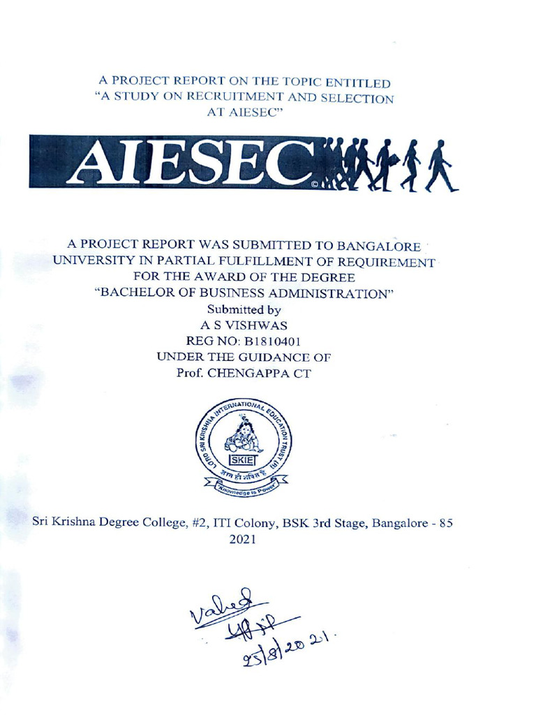 Project Bba 2020 21 | PDF