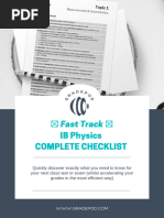 Physics Paper 1 Combined - Higher Tier Checklist | PDF | Density ...