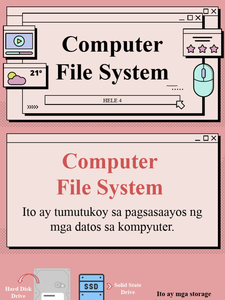 Lesson 4 in HELE - Computer File System | PDF