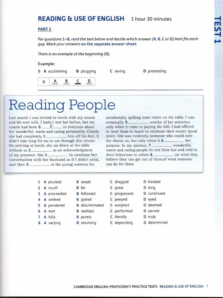 Cousin's Wife Cpe Reading | PDF