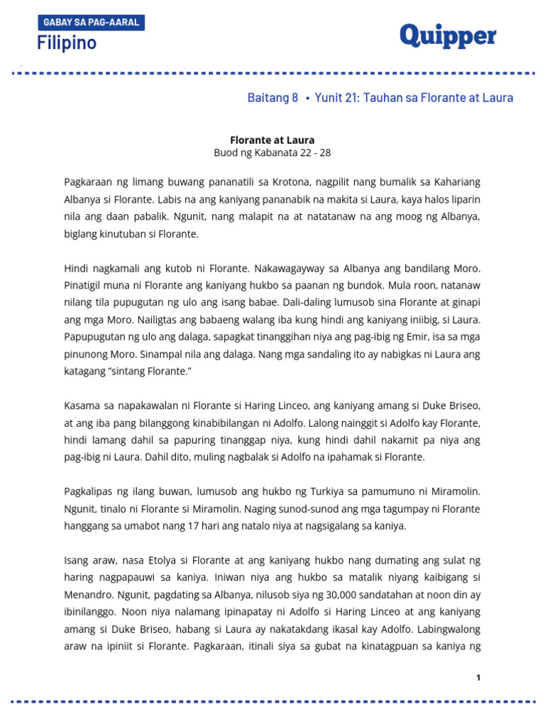 ME FIl 8 Q4 21_Basahin Natin at Sagutin Natin | PDF